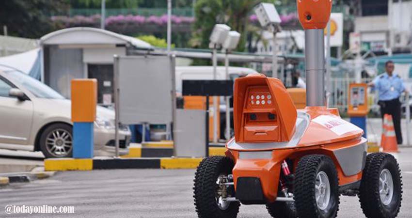 Perusahaan Singapura Rilis Robot sebagai Satpam - Bravo Satria Perkasa