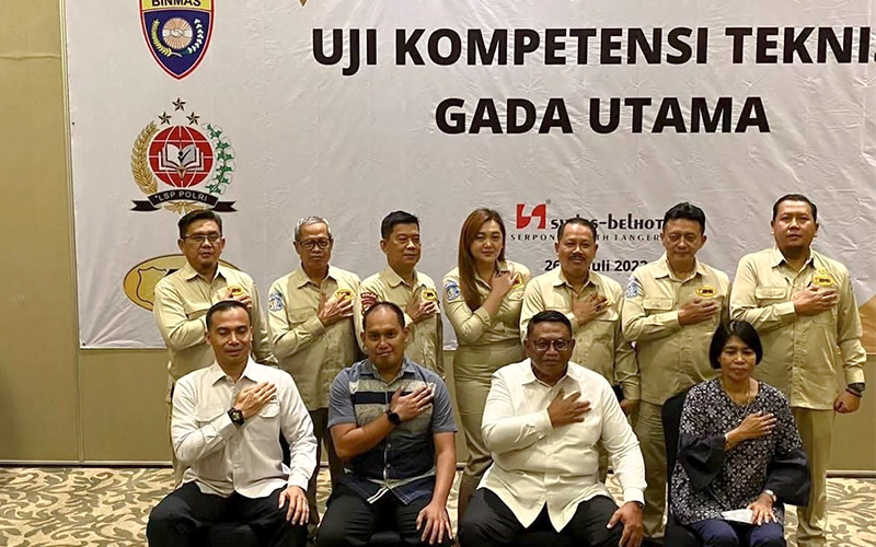 Head of Area Jawa 2 Ikuti Uji Kompetesi Gada Utama dari BNSP