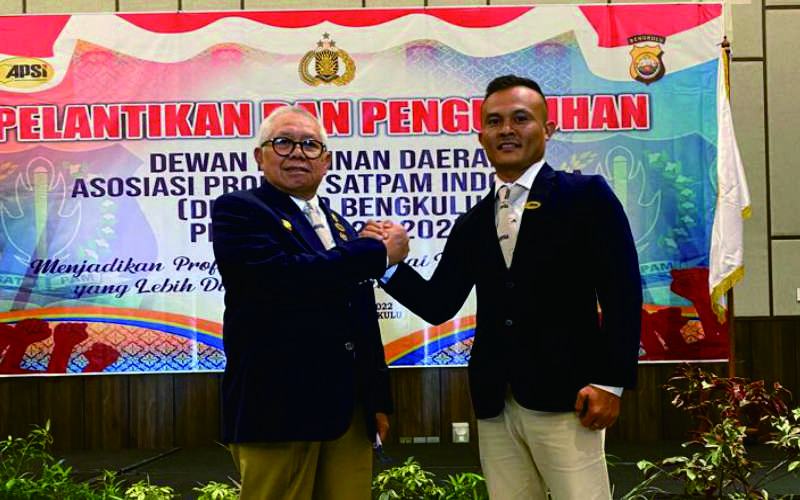 Djarot Soeprianto Lantik dan Kukuhkan Pengurus DPD APSI Bengkulu